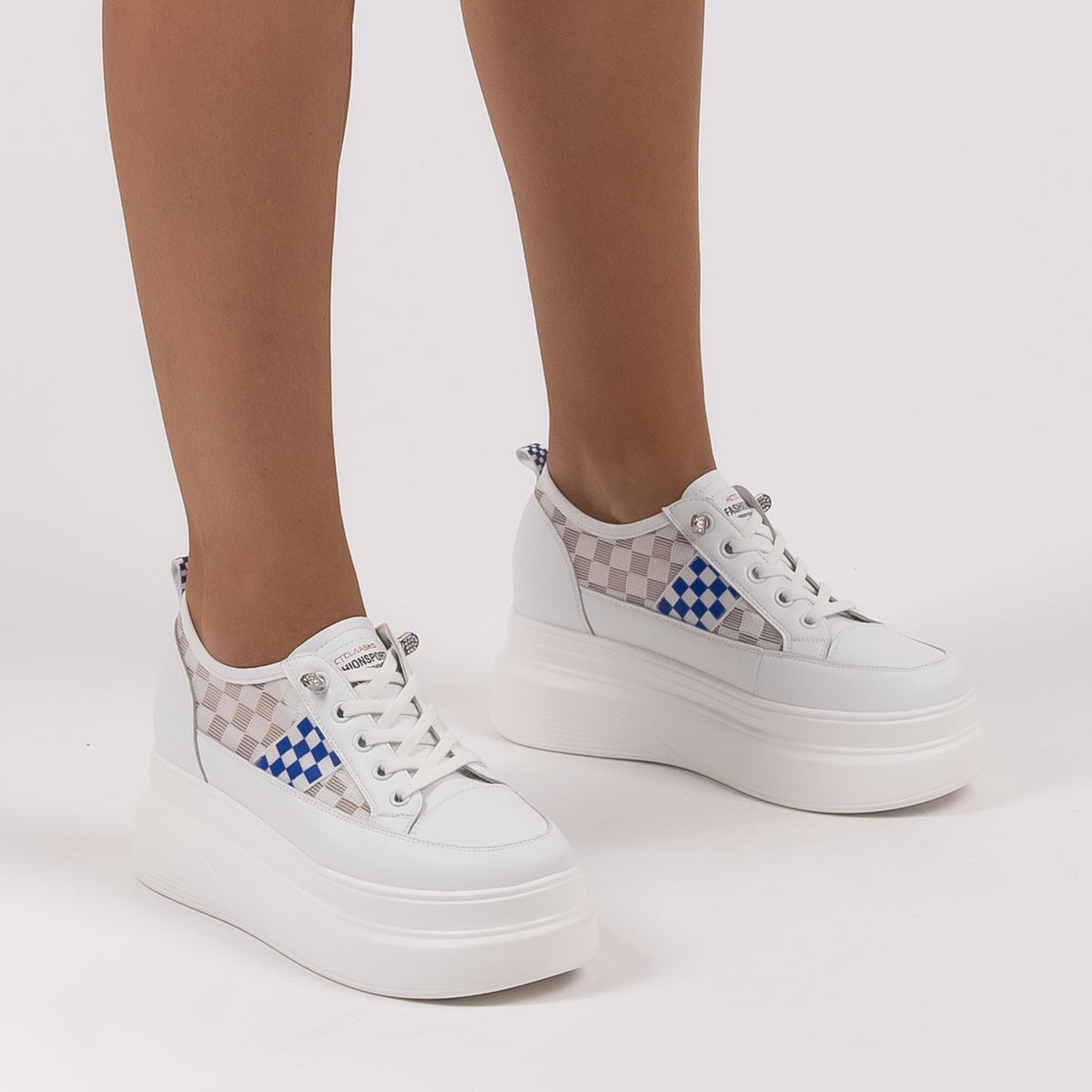 Checkered Platform Sneaker – Rūd